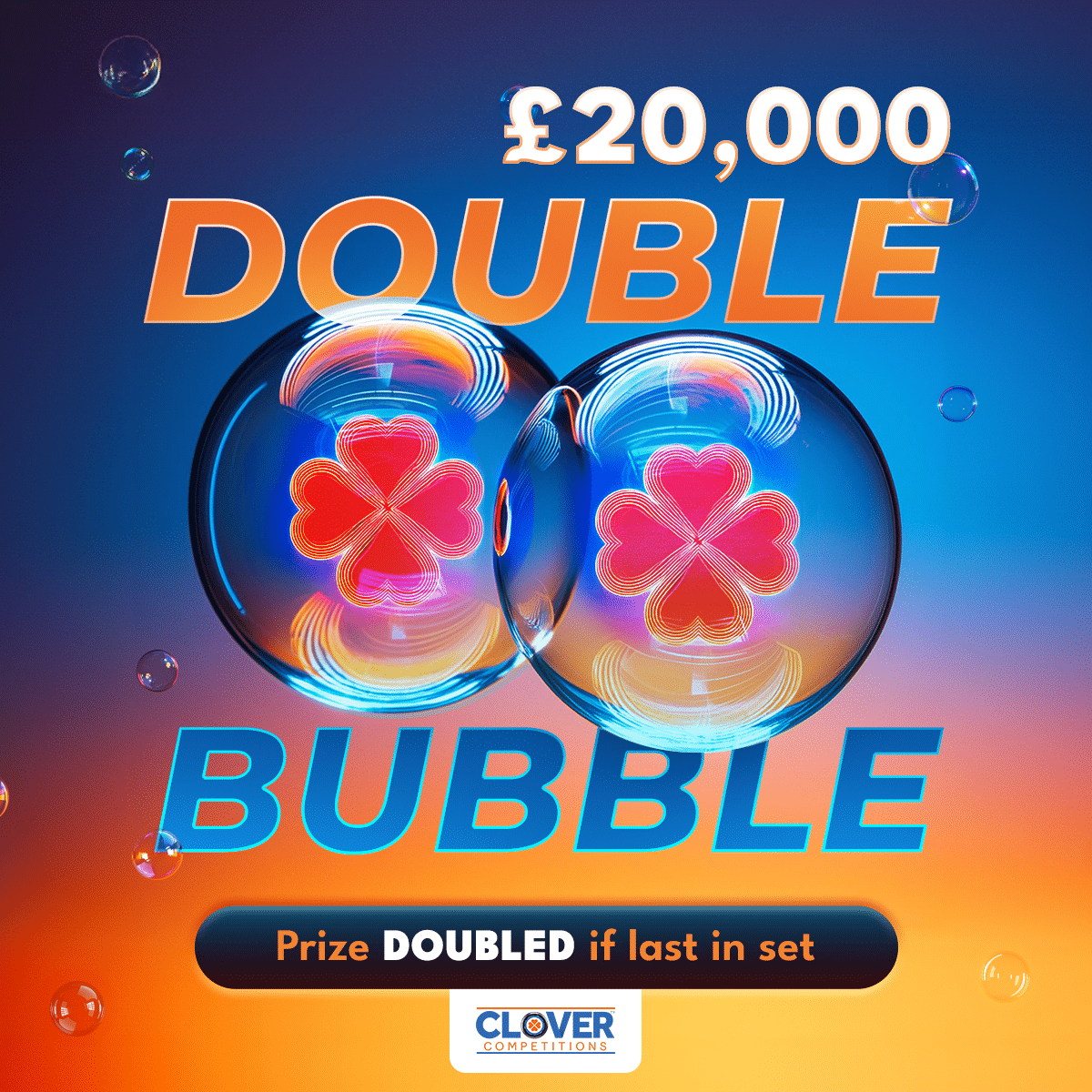 £20,000 Double Bubble XL (Prize DOUBLED If Last In Set) – Clover ...