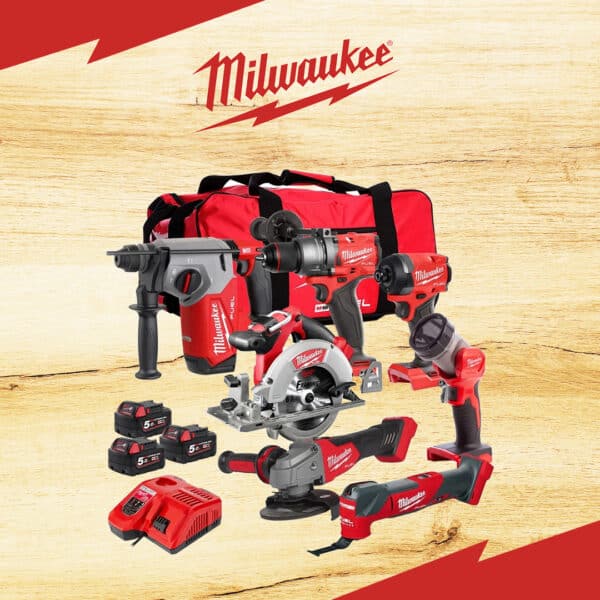 Milwaukee M18 Mega Bundle or £750 Cash – Clover Competitions