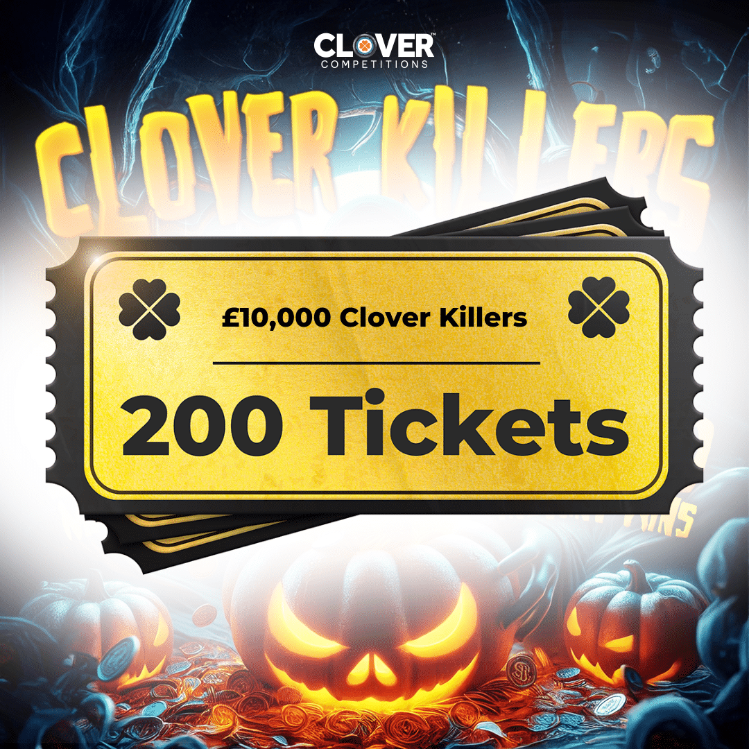 200 Tickets – Clover Killers – £1,000 Main Prize + £9000 Instant Wins ...