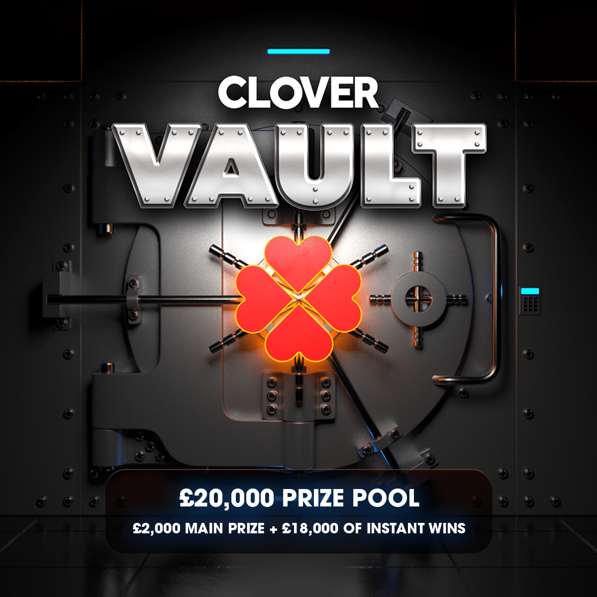 (BRAND NEW) The £20,000 Clover Vault – Clover Competitions
