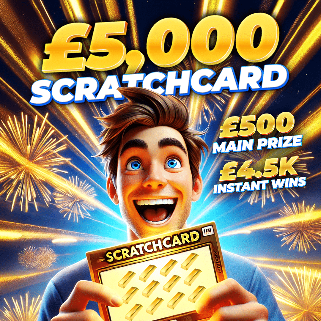 The £5k Golden Scratchcard (Scratch To Win!) – Clover Competitions