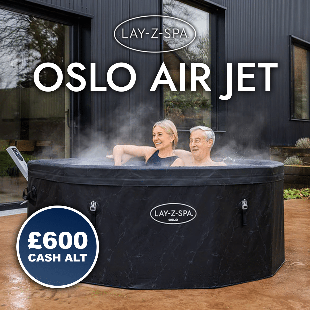 Lay-Z-Spa Oslo Air Jet Or £600 Cash – Clover Competitions