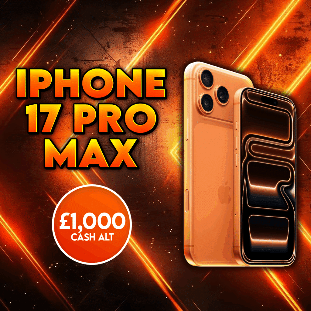 iPhone 17 Pro Max Or £1,000 Cash – Clover Competitions