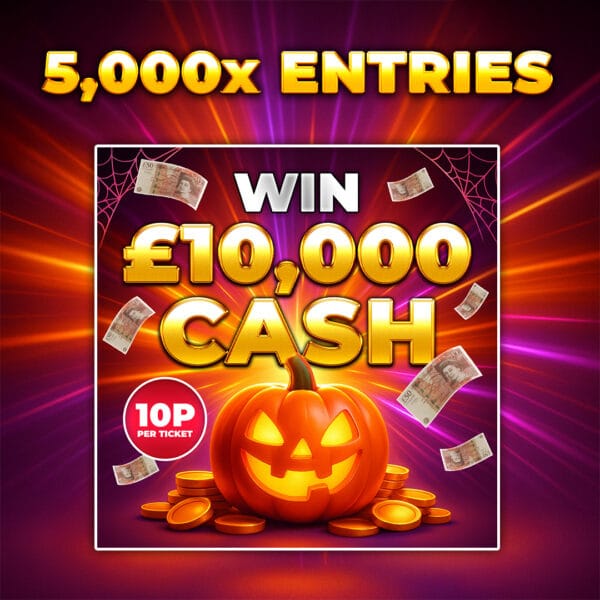 5000 Tickets Into £10k for 10p! – Clover Competitions