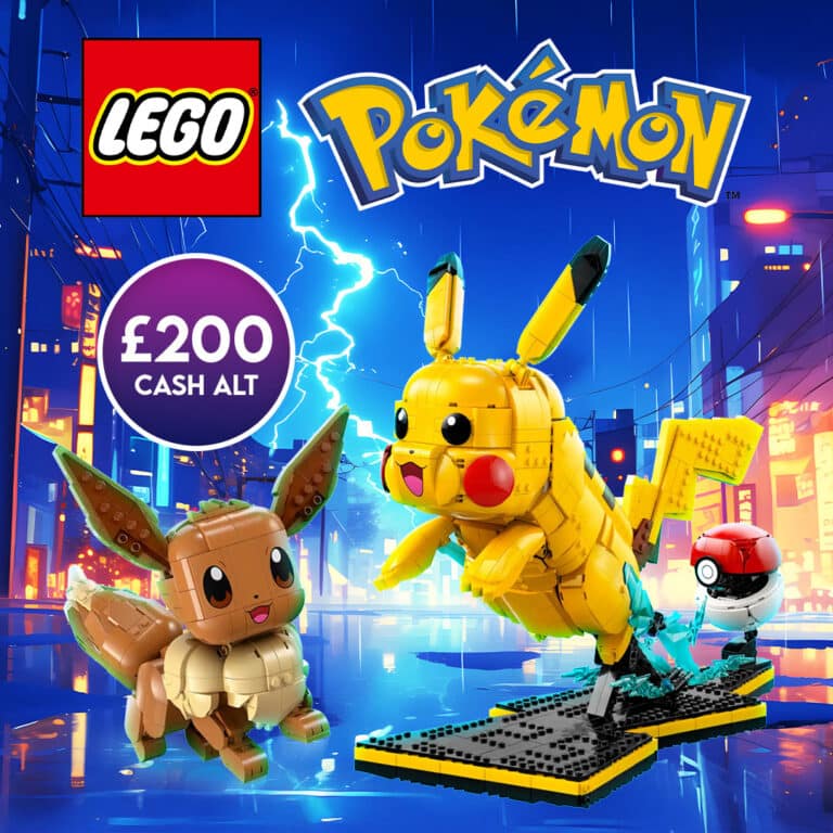 LEGO Pikachu & Poke Ball + LEGO Eevee (Pre Order) Or £200 Cash – Clover ...