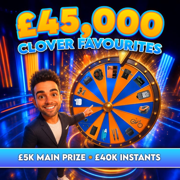 2026 Clover Favourites – Spin To Win! (£5000 Main Prize + £40,000 Of ...